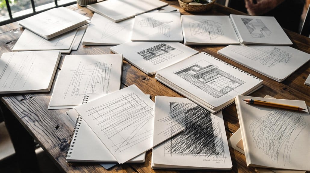 17 Sketchbook Sketches to Practice Fundamental Techniques